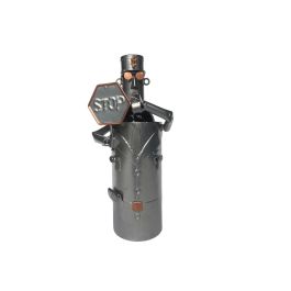 MA3820 - PORTE-BOUTEILLE POLICIER - FORGERON | Socadis-cadeau.com