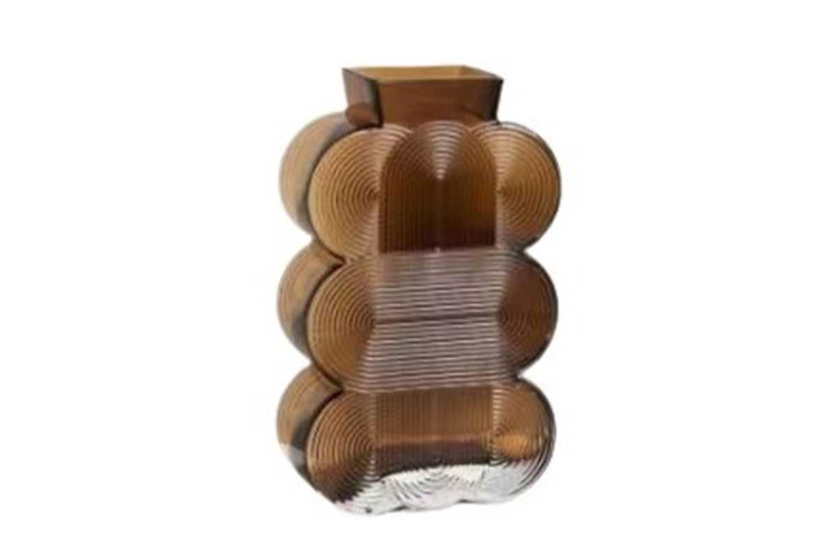 VV6108 - VASE VERRE GEOMETRIQUE GM - ECLAT | Socadis-cadeau.com